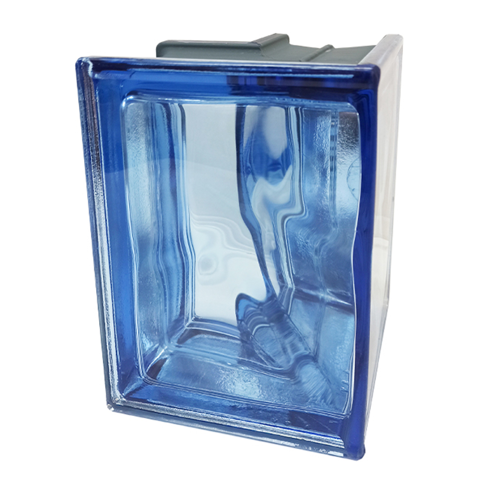 Blue Corner 90° Wavy Metallised - Staklene Prizme